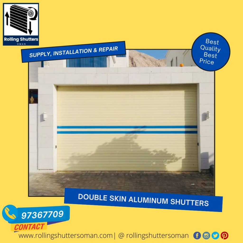 Double Skin Aluminium Roller Shutter manufacturer in Oman